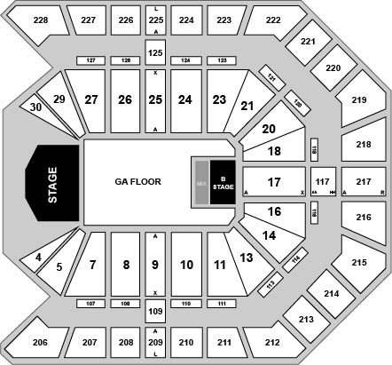 Mgm Grand Garden Arena Layout