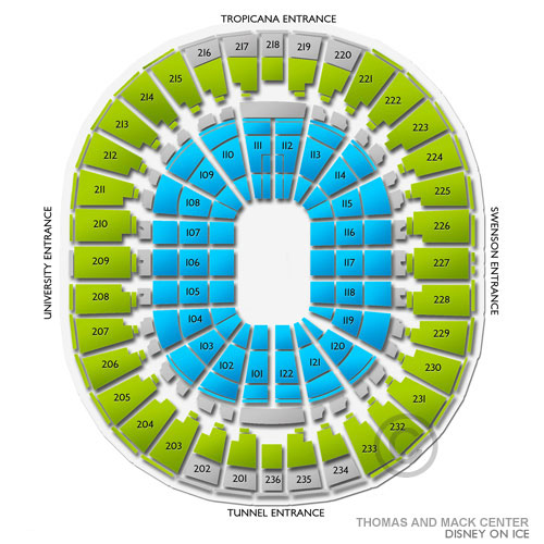 Thomas And Mack Seating Chart Seating Charts Chart Chart Design