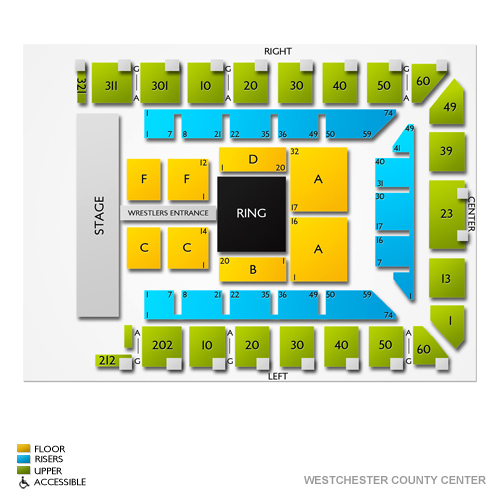 Westchester County Center Seating Chart