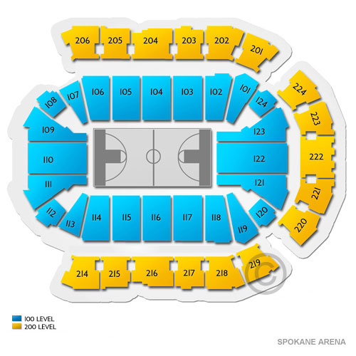 Spokane Arena Seating Chart Add On Interactive Seating Chart