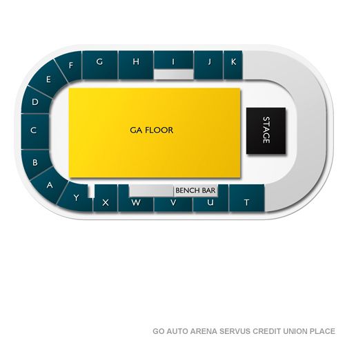 Go Auto Arena Servus Credit Union Place Seating Chart | Vivid Seats