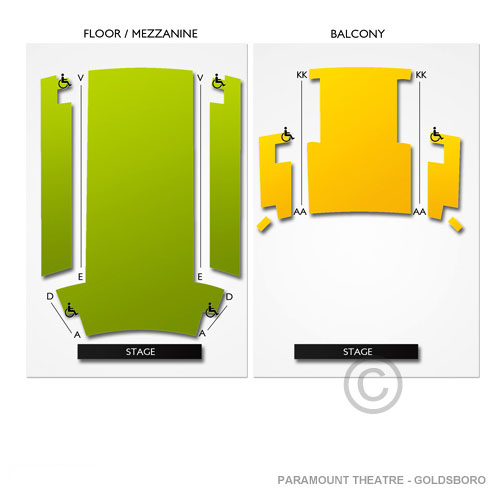 Nc Theatre Seating Chart