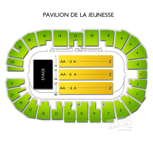 Pavilion de la Jeunesse Seating Chart | Vivid Seats