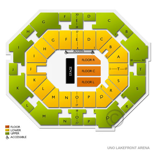 New Orleans Showroom Seating Chart