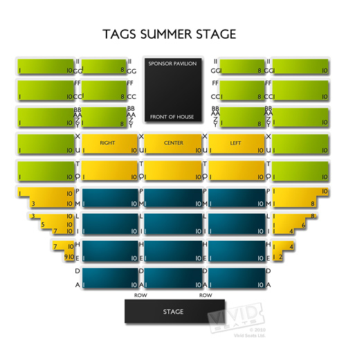 Tags Summer Stage Seating Chart | Vivid Seats