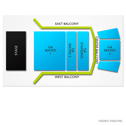 Ogden Theater Seating Chart Seating Charts Utah Opera