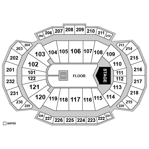Detailed Map Of Sprint Center Seating Call Of Duty®: Modern Warfare®