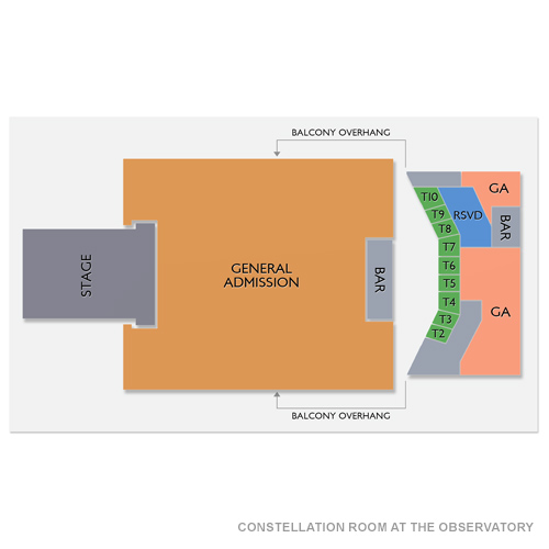 The Observatory Santa Ana Seating Chart