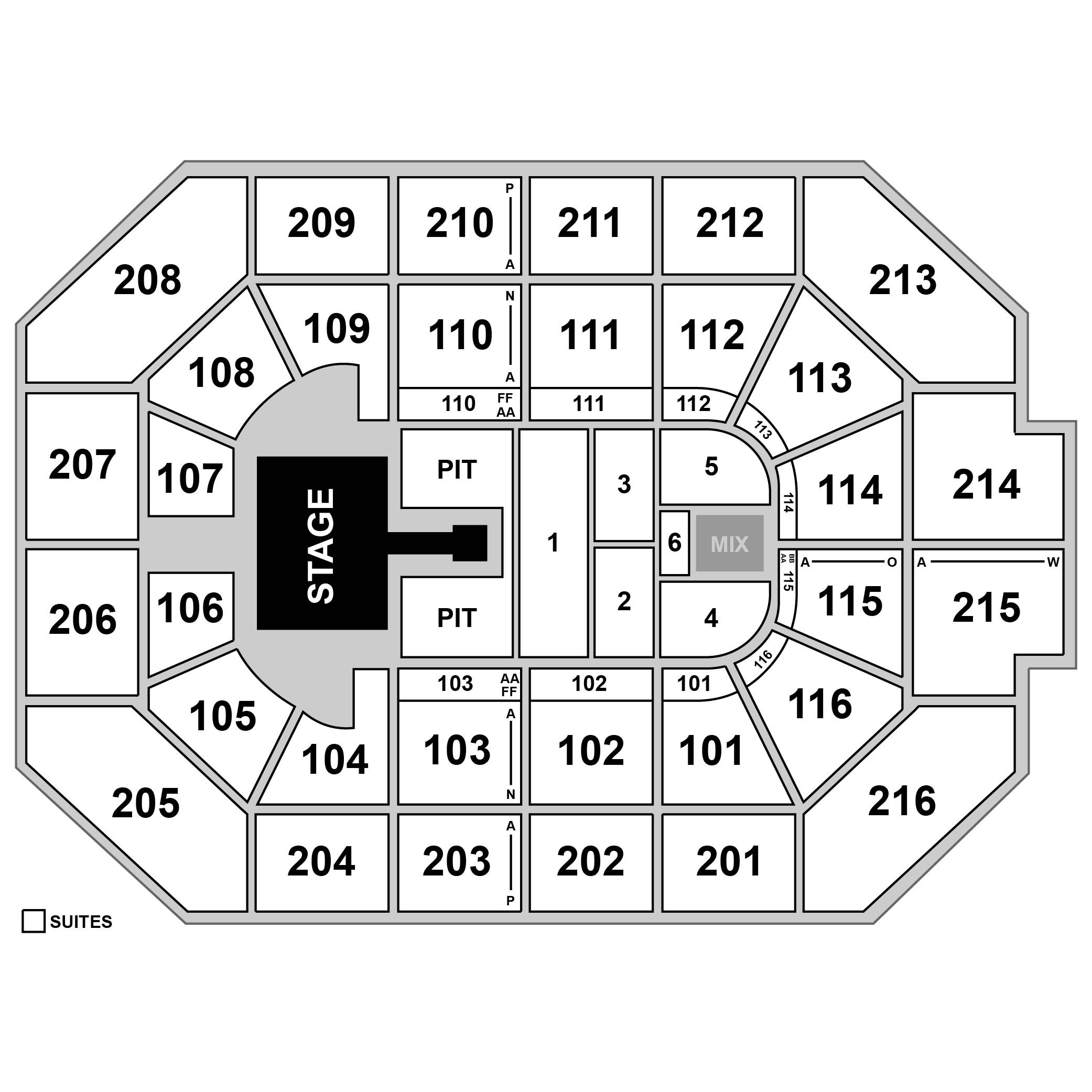 Allstate Arena Map