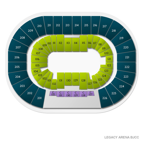 Bjcc Seating Chart For Concerts